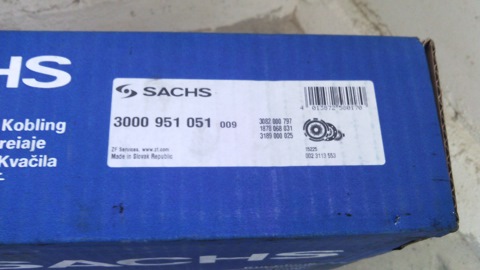 3000951051 Сцепление, комплект для SEAT, VW SACHS | Запчасти на DRIVE2