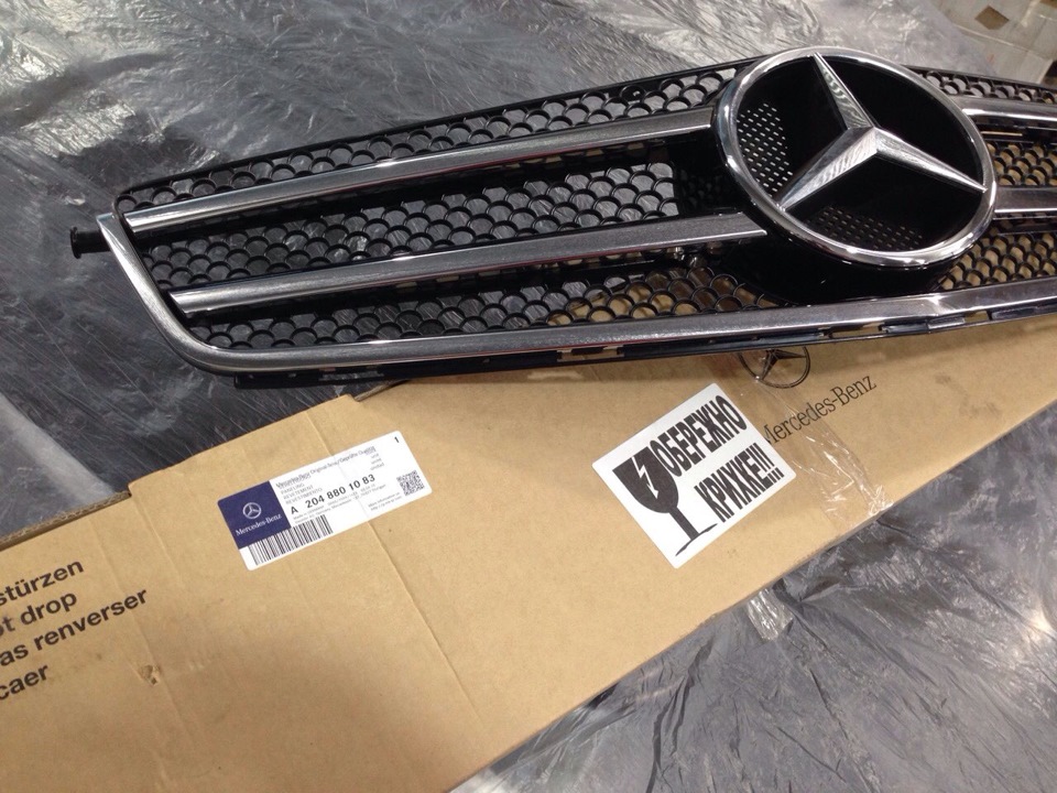 Решетка W204 С63 AMG Новая — Сообщество «Mercedes-Benz C-class» на DRIVE2