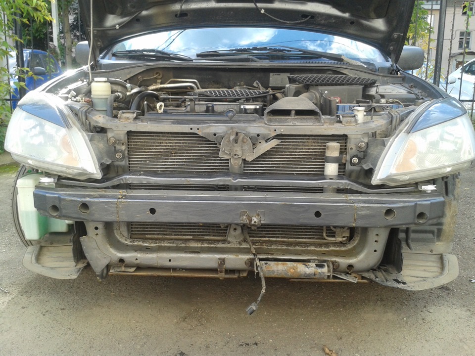 Провисание переднего бампера — Mitsubishi Lancer IX, 1,6 л, 2005 года ...