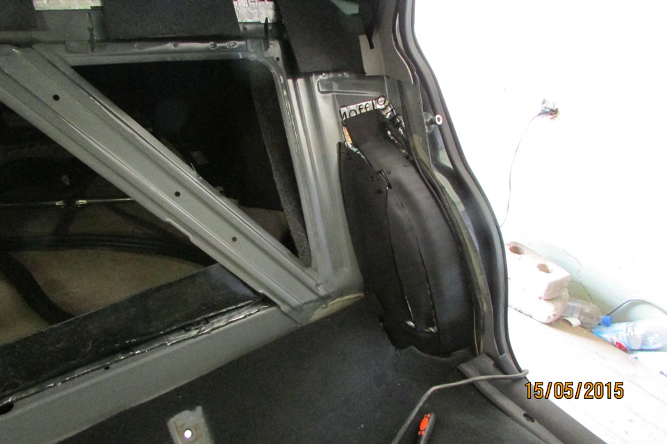 Задние арки в салоне.ШВИ. — Daewoo Nexia (N150), 1,5 л, 2011 года ...