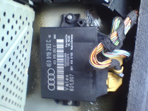 4E0919283C Блок управления парктроником VAG | Запчасти на DRIVE2