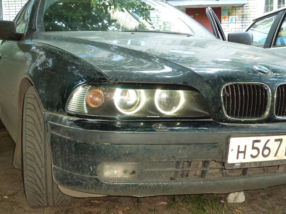 Ангельские глазки — BMW 5 series (E39), 2 л, 1997 года | аксессуары ...