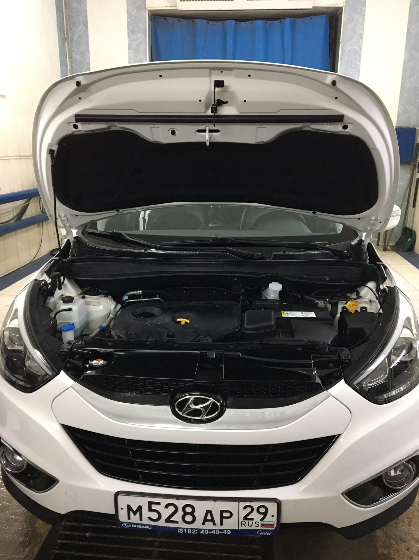 Сальник коленчатого вала (внутренний). — Hyundai ix35, 2 л, 2013 года ...