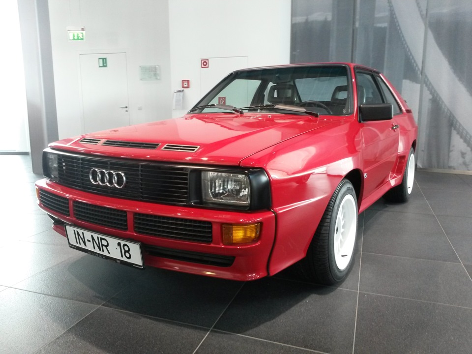 музей ауди, мерседес, порше) — Audi Quattro, 2 л, 1983 года ...