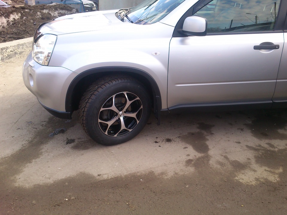 Летние тапочки — Nissan X-Trail II (t31), 2 л, 2008 года | шины | DRIVE2