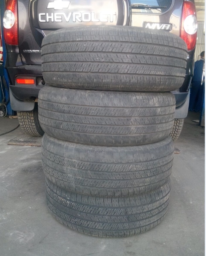 Остатки штатки: Continental Conti4x4Contact 215/65 r16 и Кама Евро ...