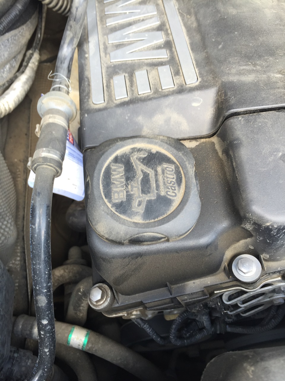 Крышка маслоналивной горловины — BMW 1 series (E81/E87), 1,6 л, 2008 ...