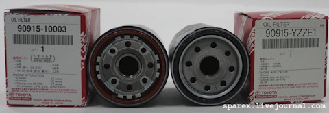 9091510003 Фильтр масляный TOYOTA LEXUS | Запчасти на DRIVE2