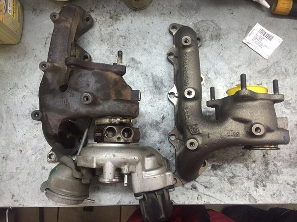 Ремкомплект турбины + ТО — Volkswagen Golf Mk6, 1,4 л, 2009 года ...