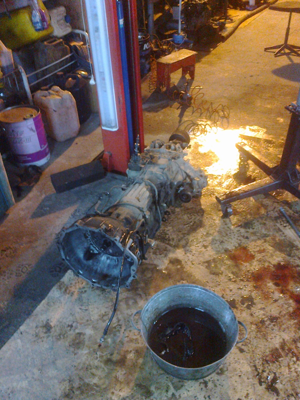 Замена АКПП — Mitsubishi Pajero (2G), 2,8 л, 1995 года | своими руками ...