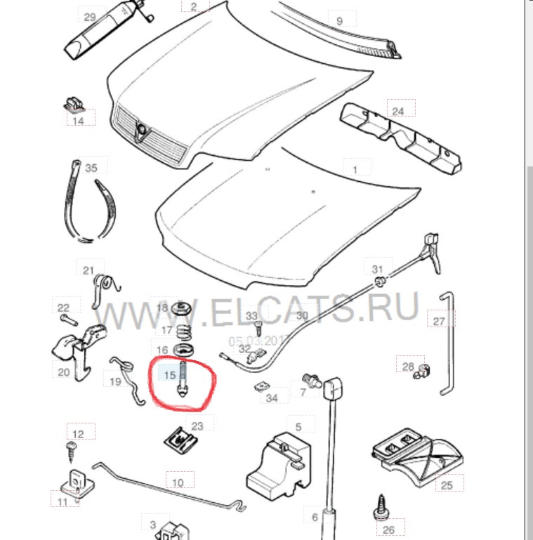 Замок капота — Opel Omega B, 2,5 л, 1998 года | другое | DRIVE2