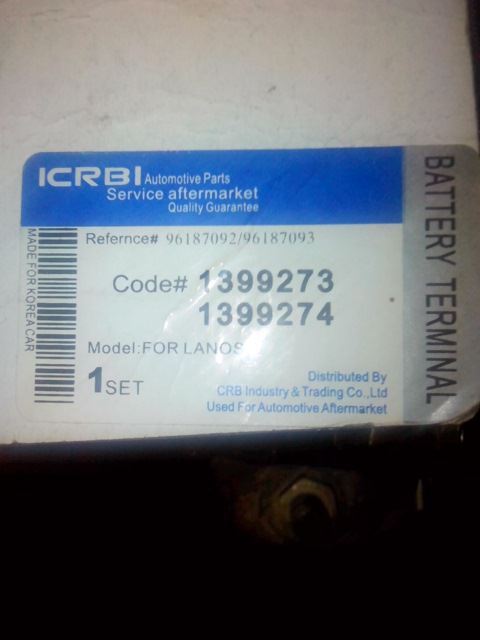 96187093 Клемма АКБ GM | Запчасти на DRIVE2