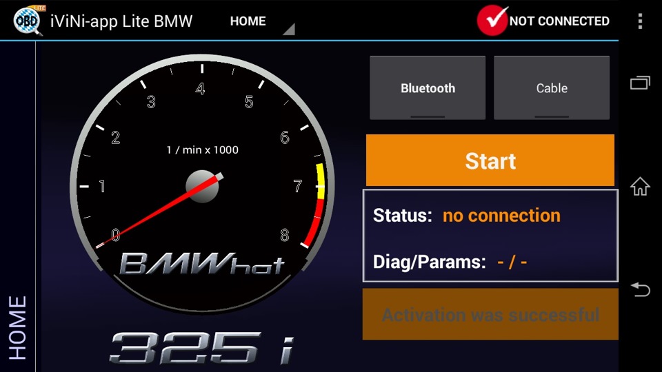 OBD II ELM 327 — BMW 3 series Coupe (E92), 2,5 л, 2006 года ...