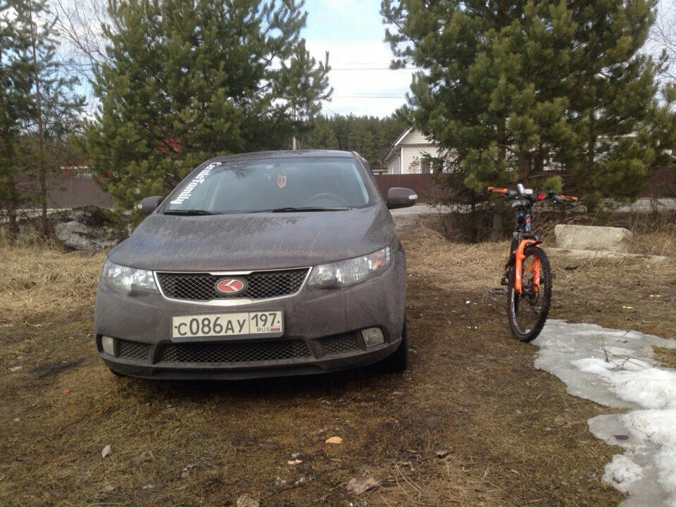 Открытие велосезона — KIA Cerato (2G), 1,6 л, 2010 года | покатушки | DRIVE2