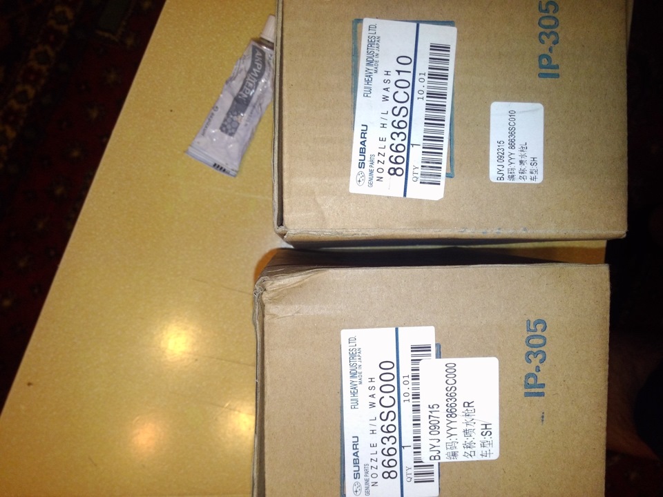 86636SC010 Омыватель фары FORESTER 08-13 LH SUBARU | Запчасти на DRIVE2