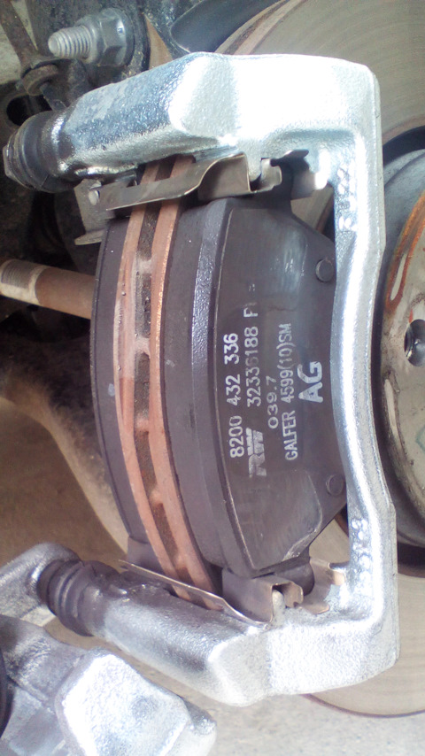 8200432336 Колодки тормозные RENAULT | Запчасти на DRIVE2