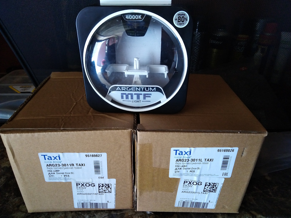 95169827 Фара противотуманная правая / Chevrolet Cruze 10~ GM ...