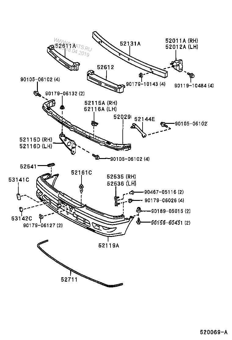 Запись, 18 апреля 2019 — Toyota Mark II (100), 2,5 л, 1997 года ...
