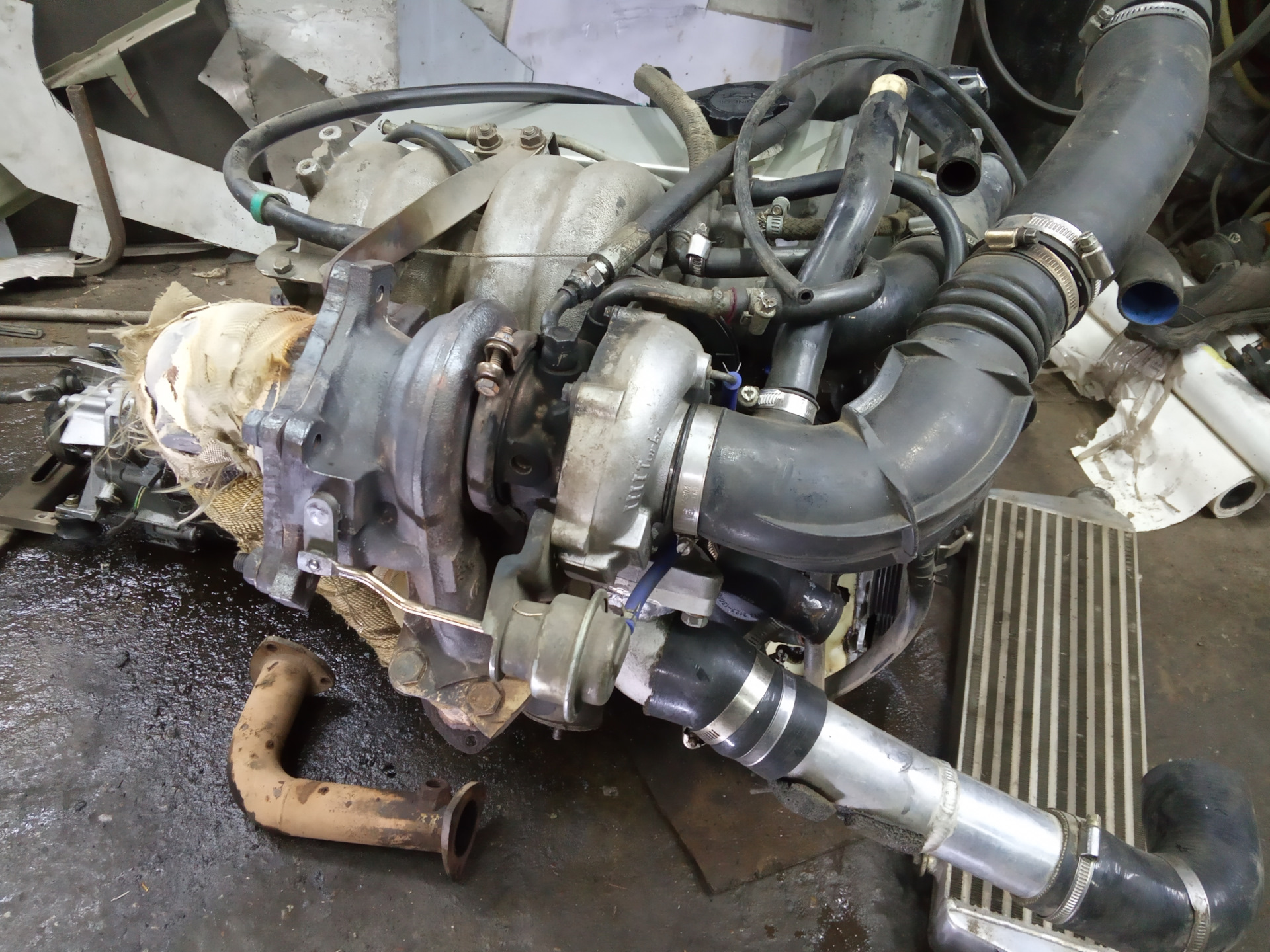 Продам мотор 2123 1,8 турбо + getrag 240 — Chevrolet Niva (1G), 1,8 л, 2007 года | другое | DRIVE2