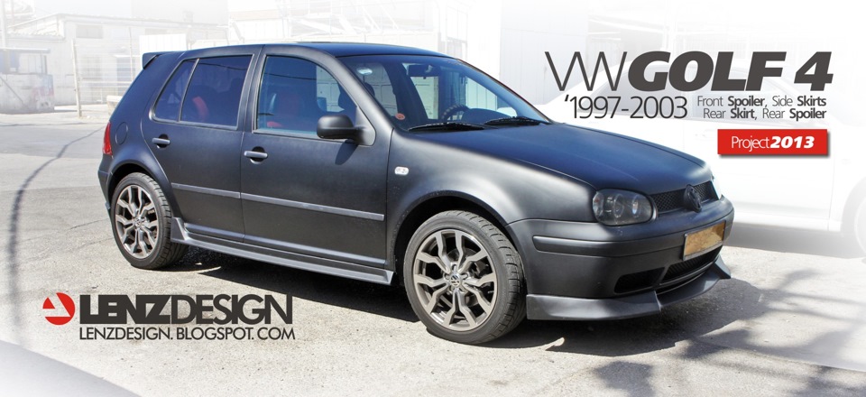 Volkswagen Golf 4 Tuning. Full Body Kit by Lenzdesign. שיפורים חיצוניים ...