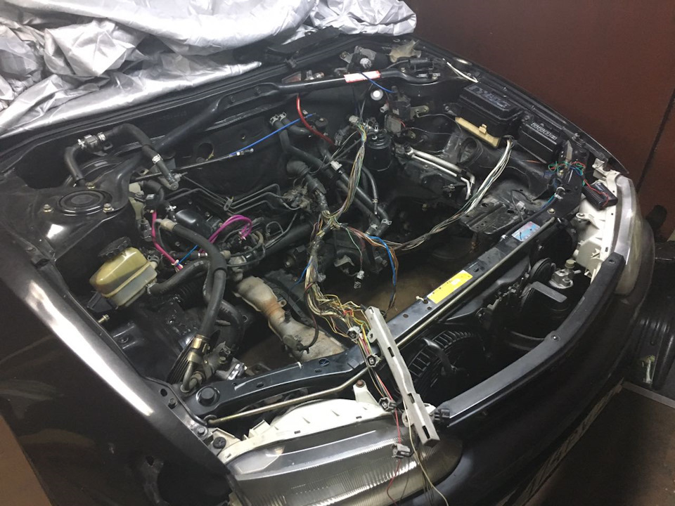 Старая изоляция проводов -давай до свидания))) — Toyota Corolla Levin ...