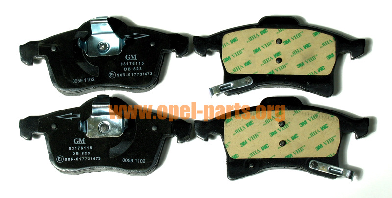 93176115 Колодки тормозные дисковые комплект GM | Запчасти на DRIVE2