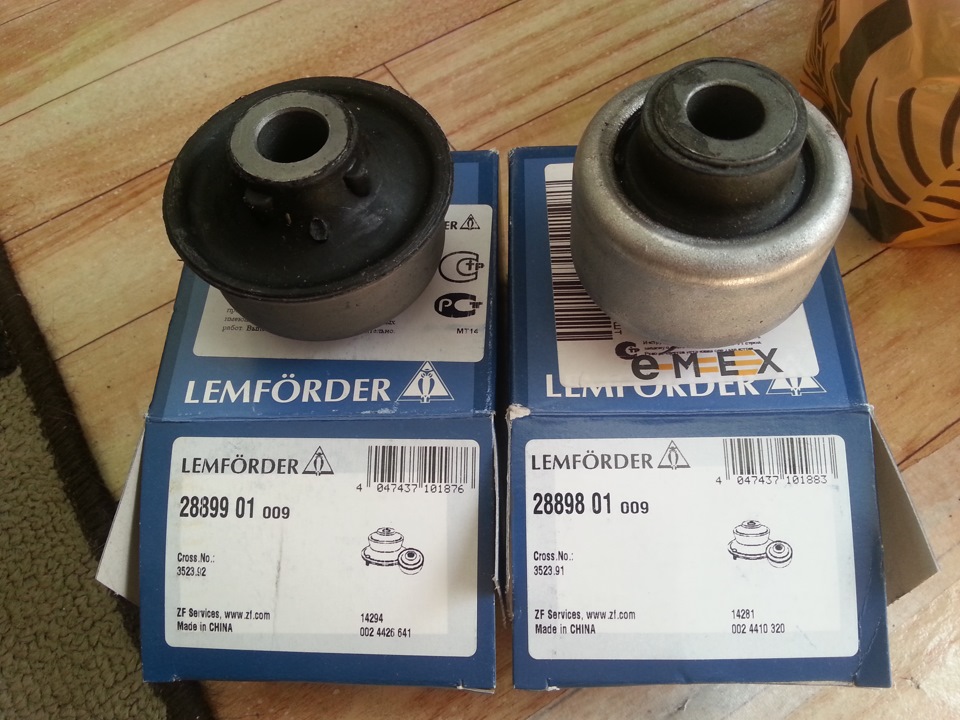 2889801 Сайлентблок рычага подвески LEMFORDER | Запчасти на DRIVE2