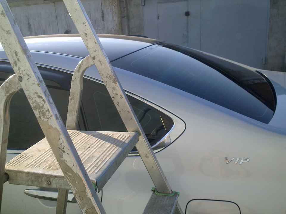 спойлер на заднее стекло — Nissan Teana (J32), 2,5 л, 2009 года ...