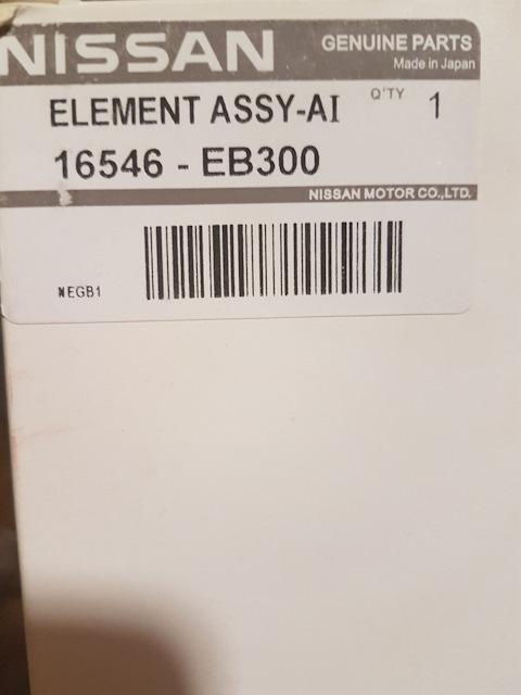 16546EB300 Воздушный фильтр OEM NISSAN INFINITI | Запчасти на DRIVE2