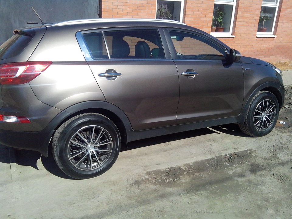 Летние диски для Барбоса — KIA Sportage (3G), 2 л, 2013 года | колёсные ...