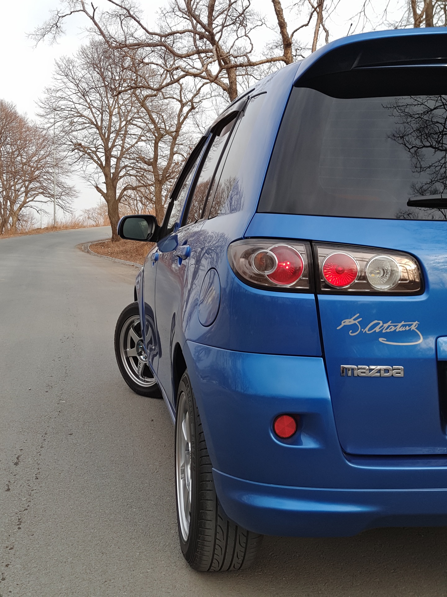 Переобулся в лето Rays реплика — Mazda Demio (2G), 1,5 л, 2006 года ...