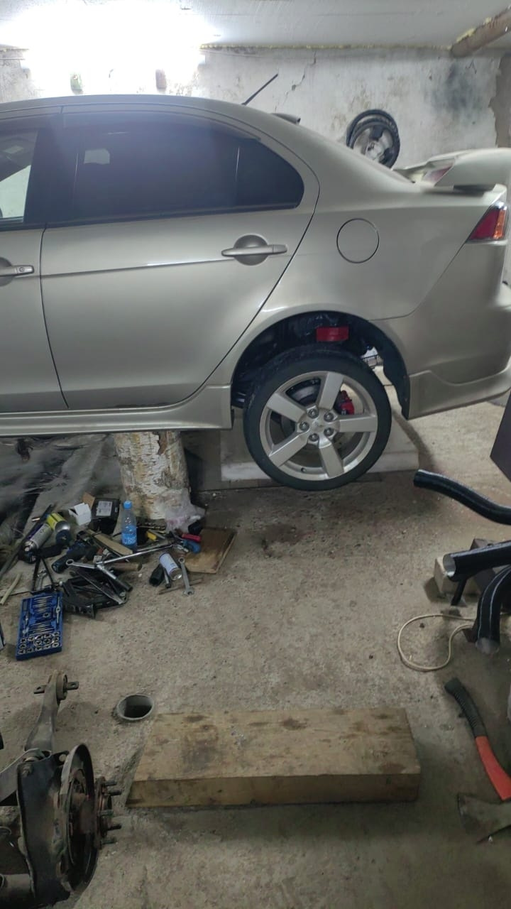 Задняя подвеска 4WD — Mitsubishi Lancer X, 1,5 л, 2007 года | тюнинг ...