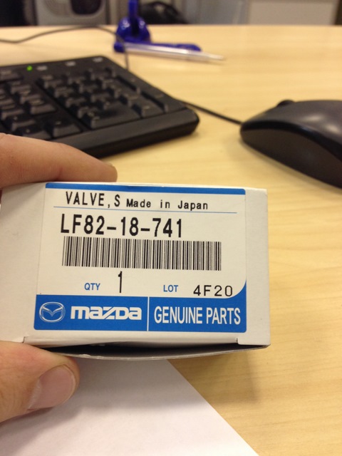 LF8218741 КЛАПАН ЭЛЕКТРОМАГНИТНЫЙ CX-7 (09-…), MAZDA3 (03-…), MAZDA5 ...