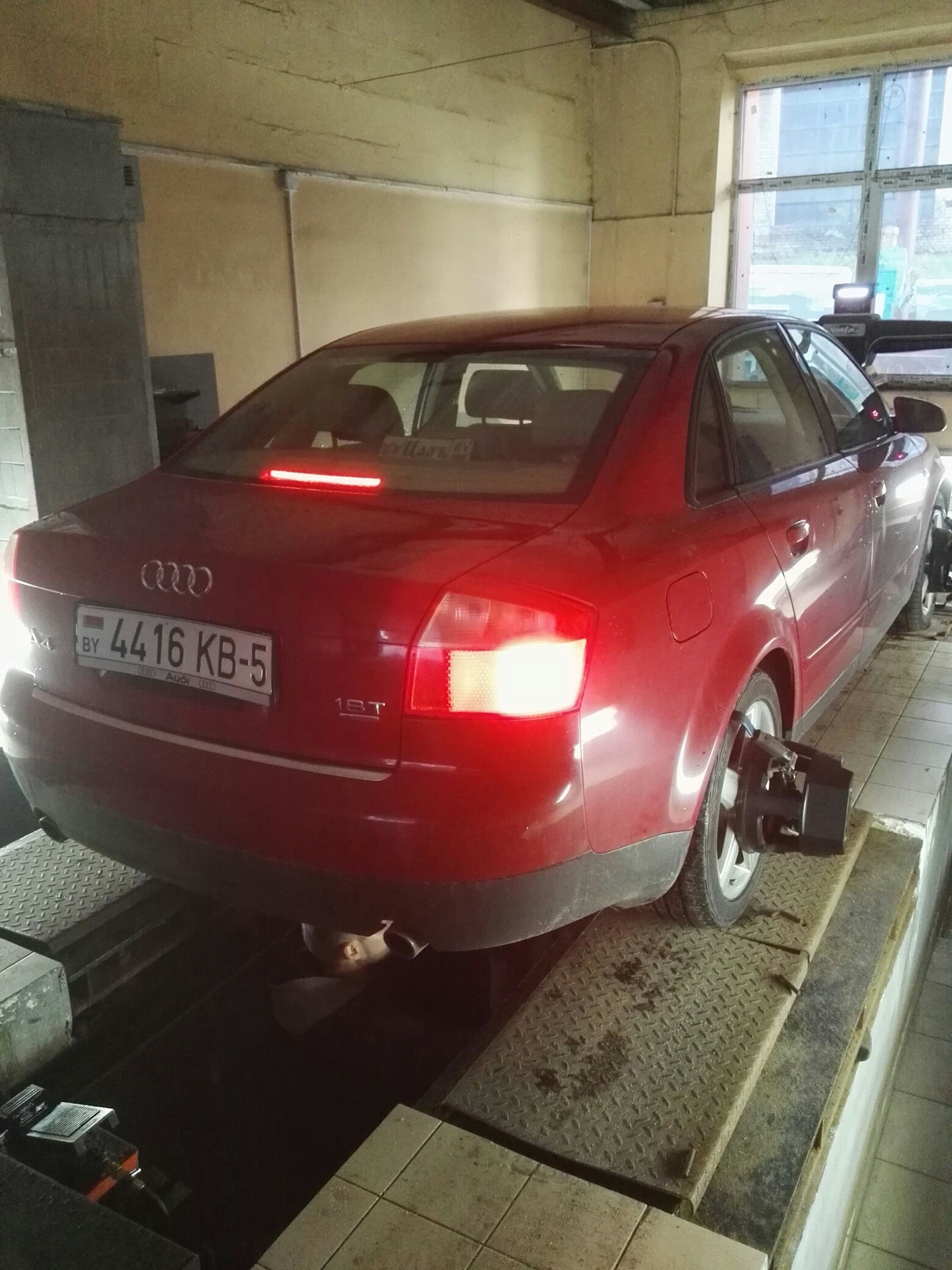 Запись №1 Развал схождение и диогностика подвески… — Audi A4 B6 1 8