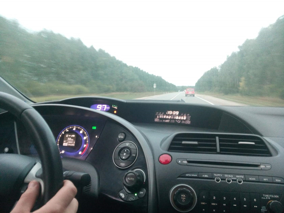 Регистратор. Навигатор. — Honda Civic Hatchback (8G), 1,8 л, 2008 года ...