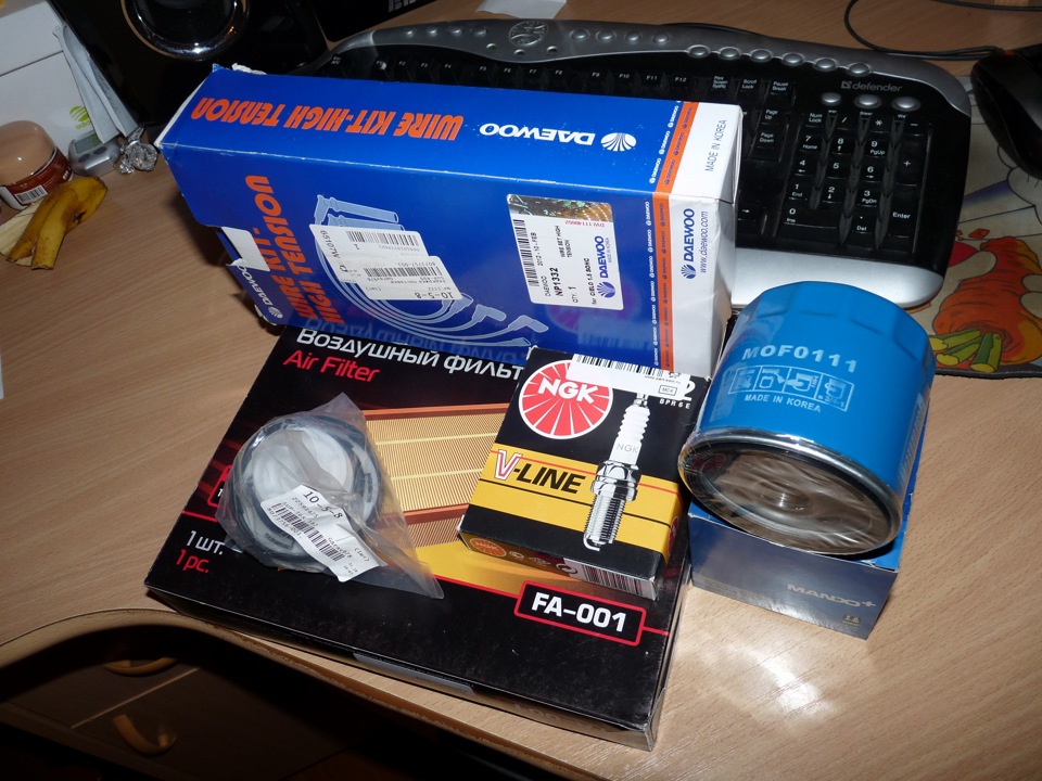 Плановые замены. — Daewoo Nexia (2G), 1,5 л, 2004 года | плановое ТО ...