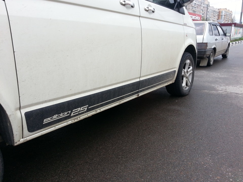 Теперь я тоже Edition25 — Volkswagen Transporter T5, 2,5 л, 2008 года ...