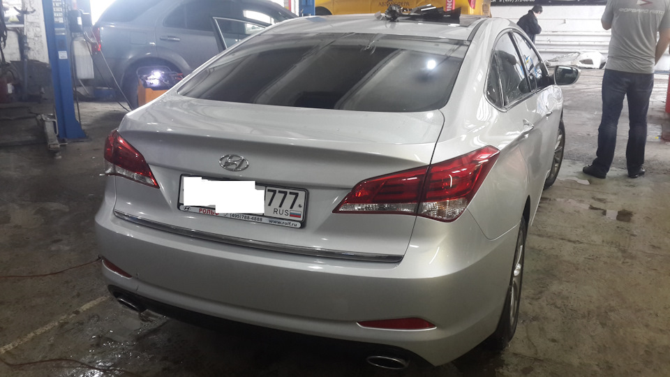 ЗАТОНИРОВАЛИСЬ:ФАРЫ, СТЕКЛА, КРЫША… — Hyundai i40, 2 л, 2016 года ...