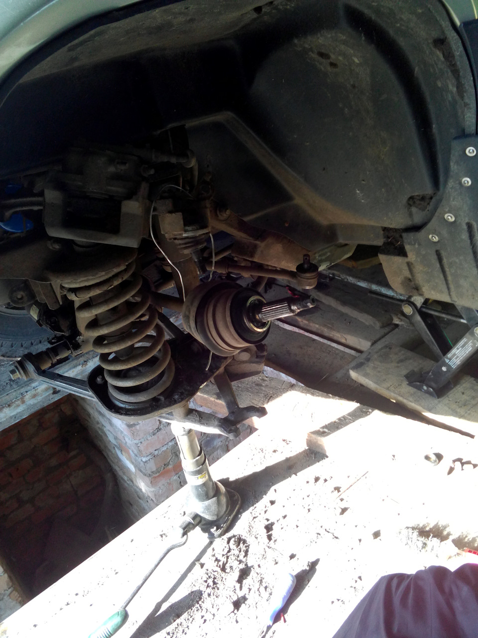 подшипники ступицы — Chevrolet Niva (1G), 1,7 л, 2006 года | своими ...