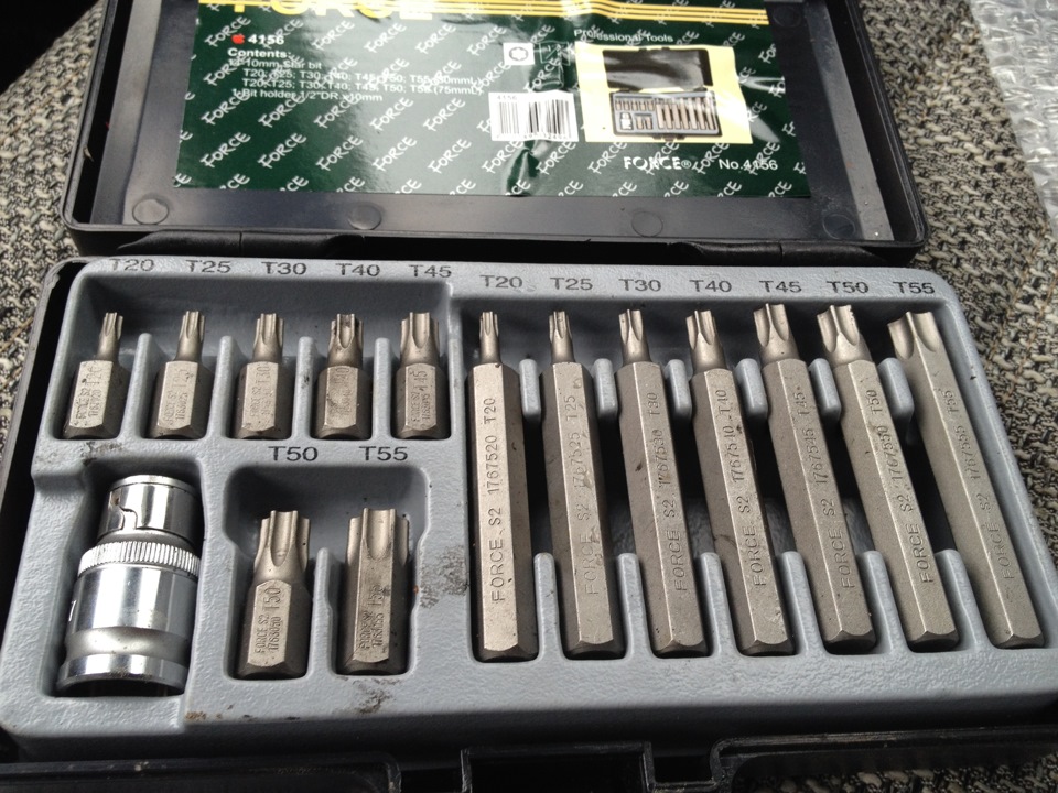 1767520 FORCE Бита TORX Т20 L=75мм 1/2DR FORCE | Запчасти на DRIVE2