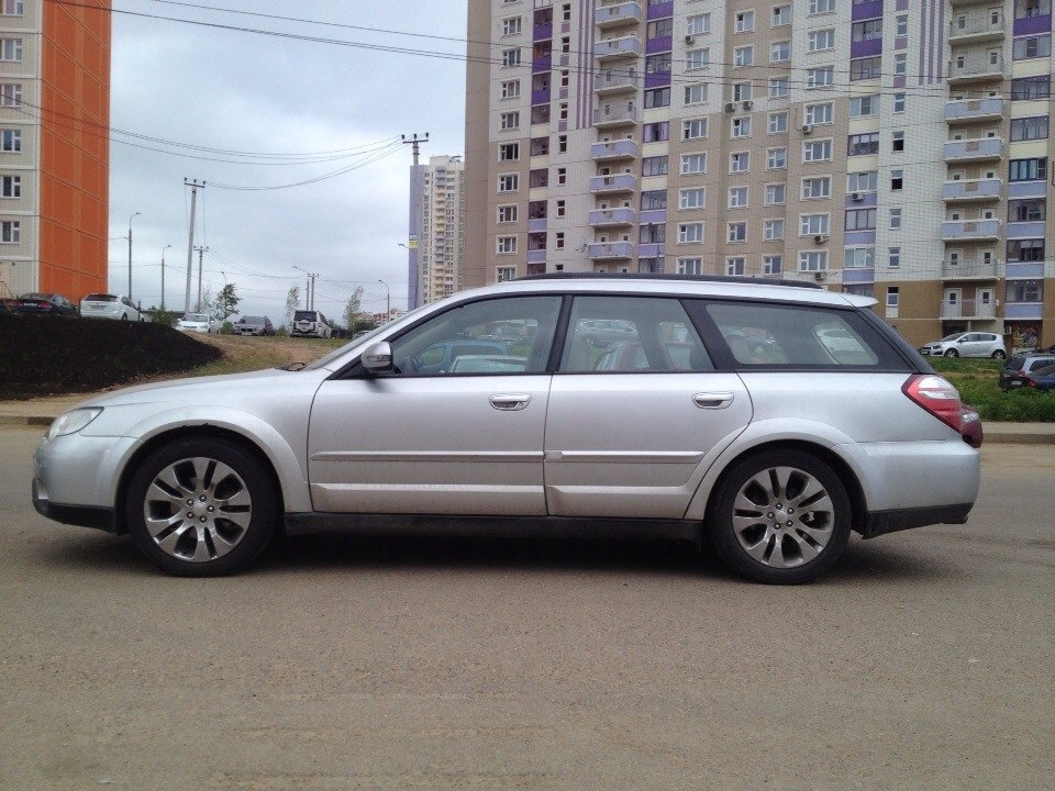 Bagged! — Subaru Outback (BP), 3 л, 2007 года | стайлинг | DRIVE2