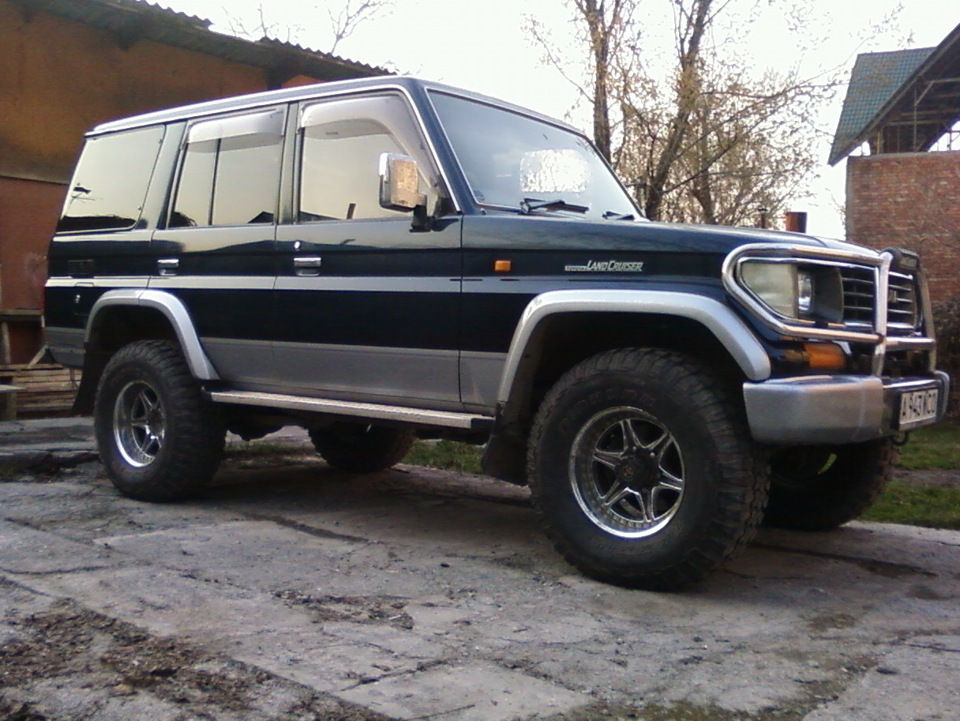 33" резина на 16 дисках. — Toyota Land Cruiser Prado 70-series, 3 л ...