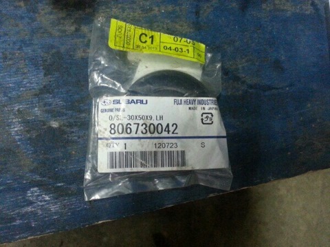 806730042 Сальник привода FR SB Forester SF# 96-02, Impreza GC/GF/GD/GG ...