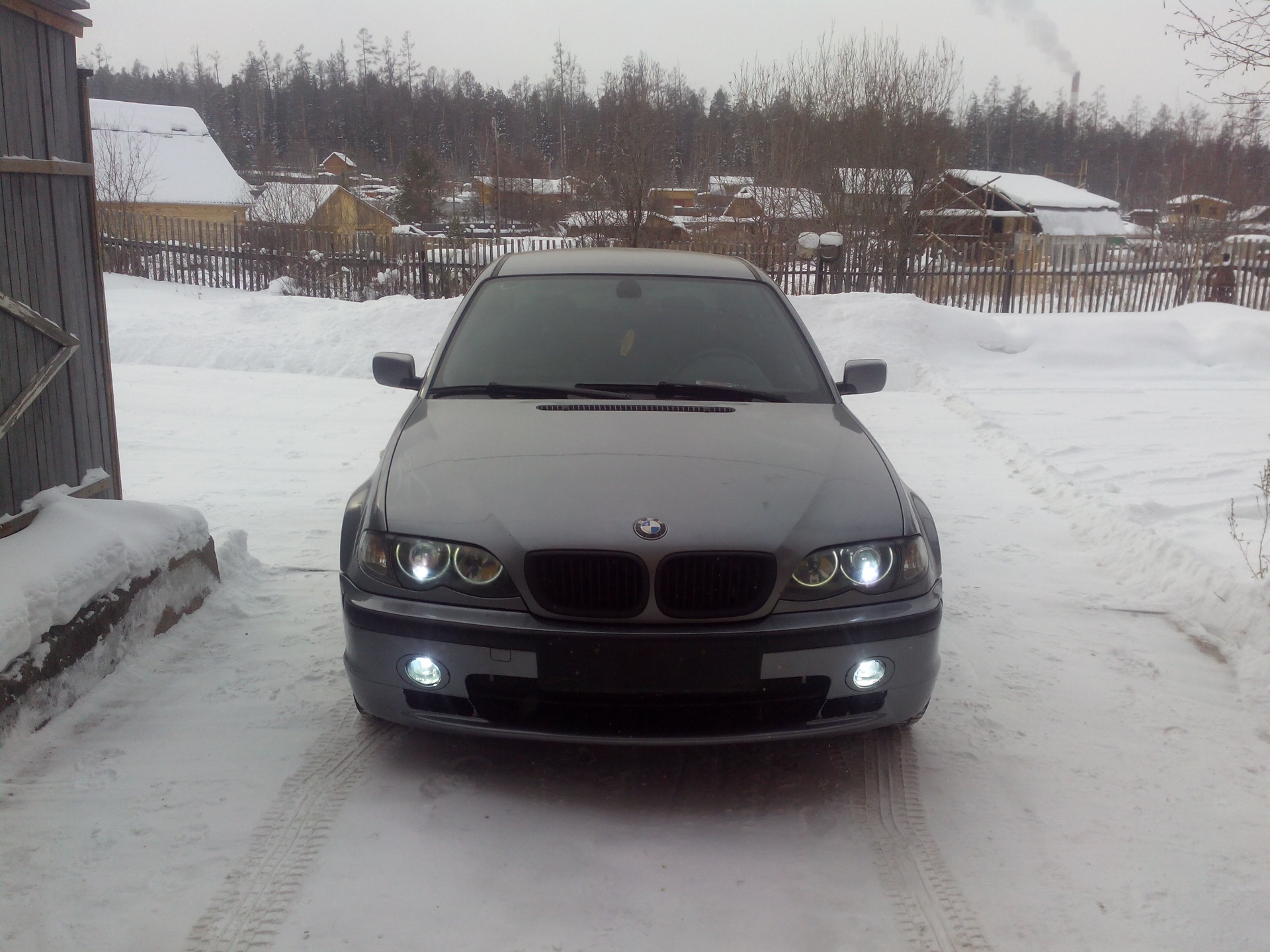 Ноздри в чёрный матовый — BMW 3 series (E46), 2 л, 2003 года | стайлинг ...