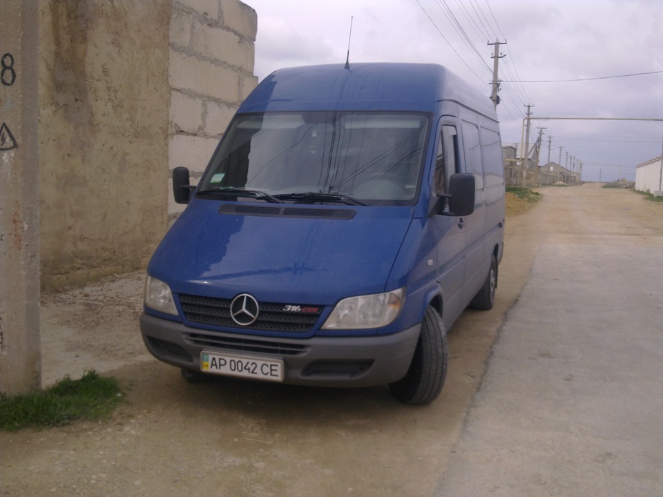 Перед загрузкой… — Mercedes-Benz Sprinter (1G), 2,7 л, 2006 года ...