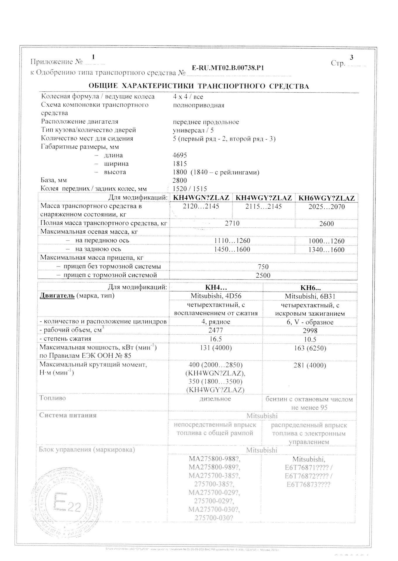 OTTC Pajero Sport 2015 — Mitsubishi Pajero Sport (2G), 2,5 л, 2015 года ...