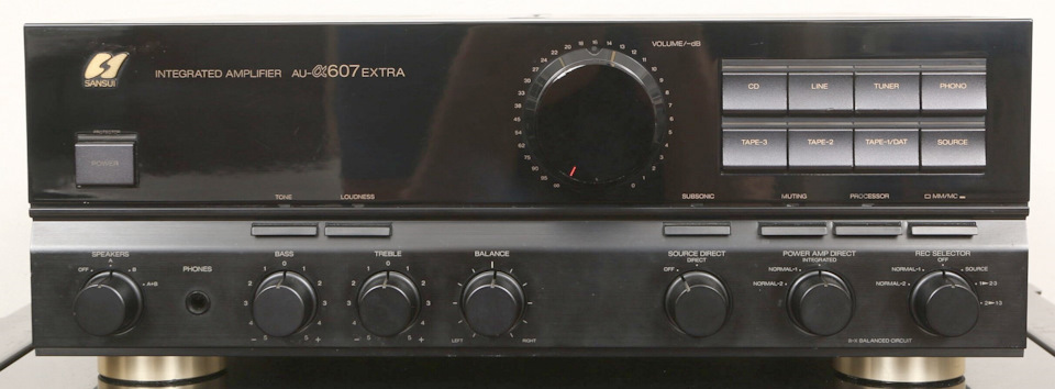 SANSUI 1988-91 (X-Balanced 3rd gen.) Alpha Extra и L-Extra: AU-a607 Extra AU-a707 Extra AU-a607L ...