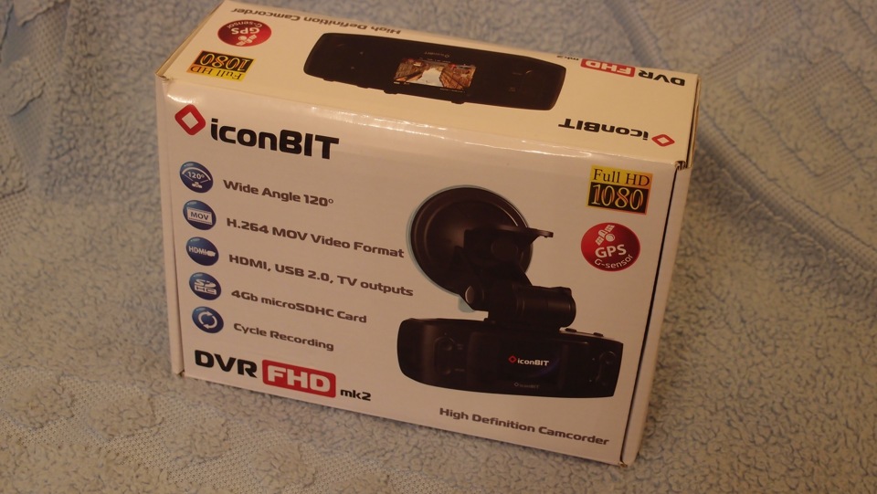 Видеорегистратор iconBIT DVR FHD mk2 — Volkswagen Caddy (3G), 1,2 л, 2012 года | аксессуары | DRIVE2