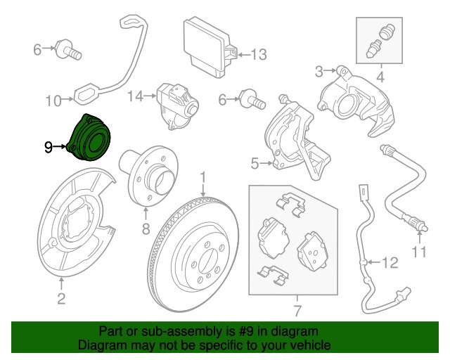 33406850156 Aw Узел радиально-упорных шарикоподшипн. BMW | Запчасти на ...