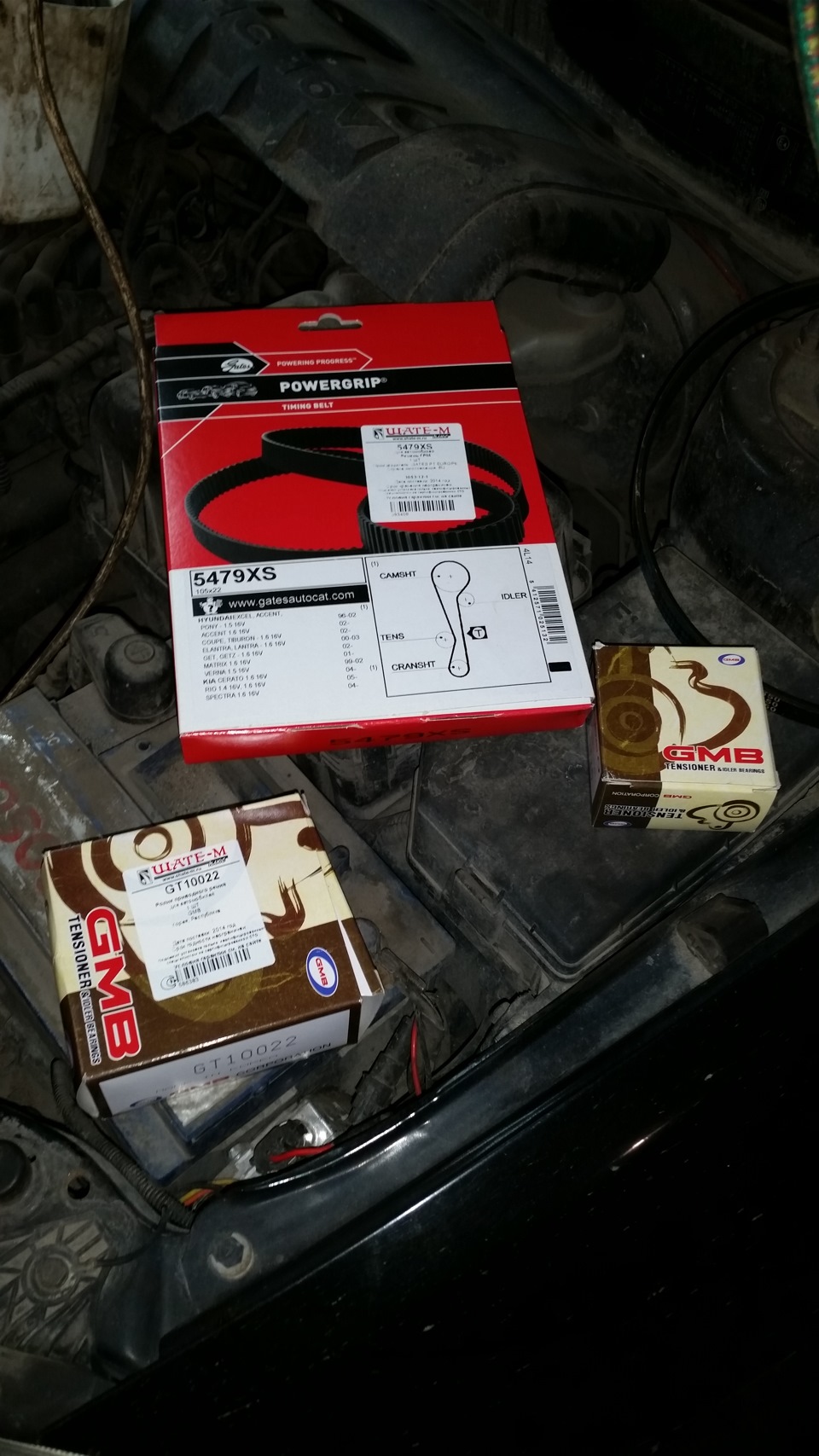 Ремень ГРМ — Hyundai Elantra (3G), 1,6 л, 2004 года | расходники | DRIVE2